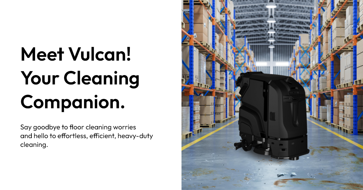 Vulcan | Advanced Precision in Smart Heavy-Duty Cleaning Robot