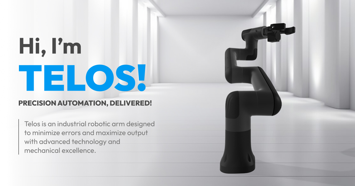 Meet Telos: Automation Industrial Robotic Arm for Precision Tasks