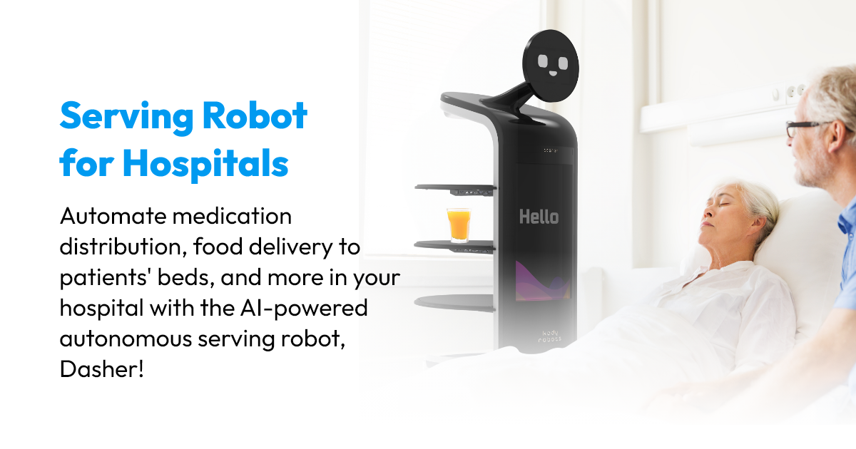 Autonomous Serving Robot for Hospitals | Buy Hospital Robot