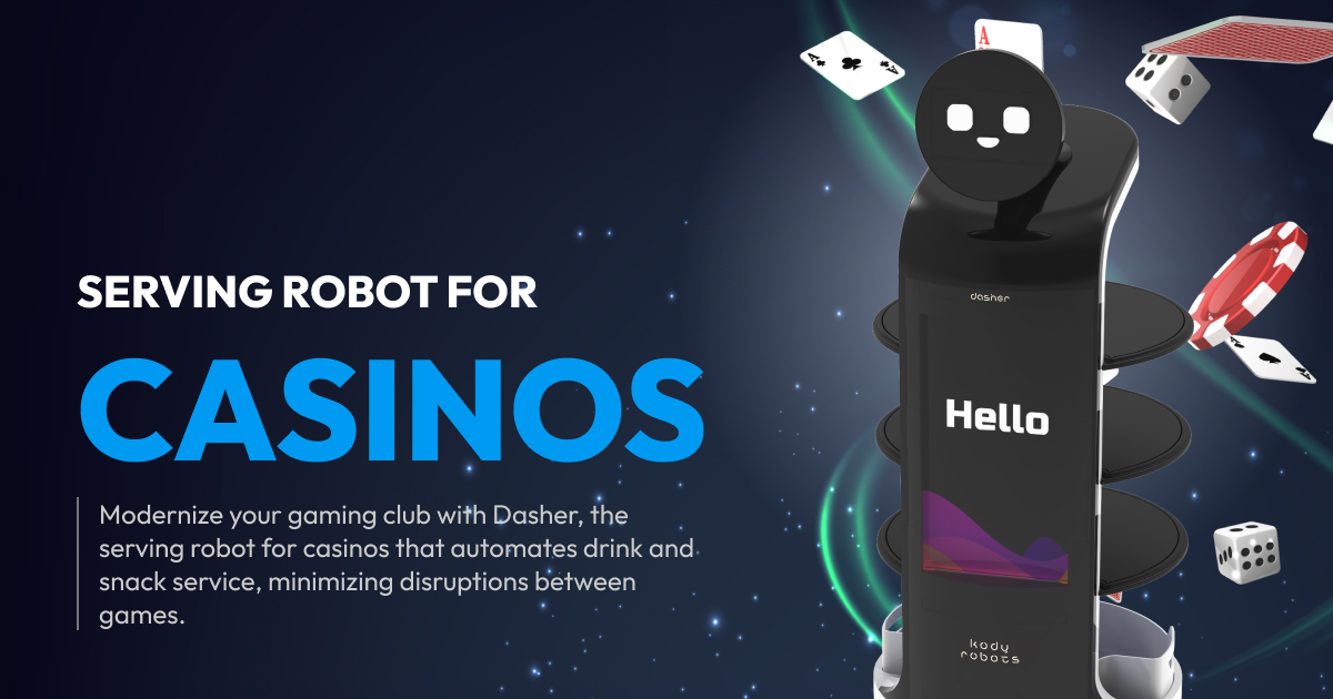 AI Powered Serving Robot for Casinos | Buy Robot for Casinos