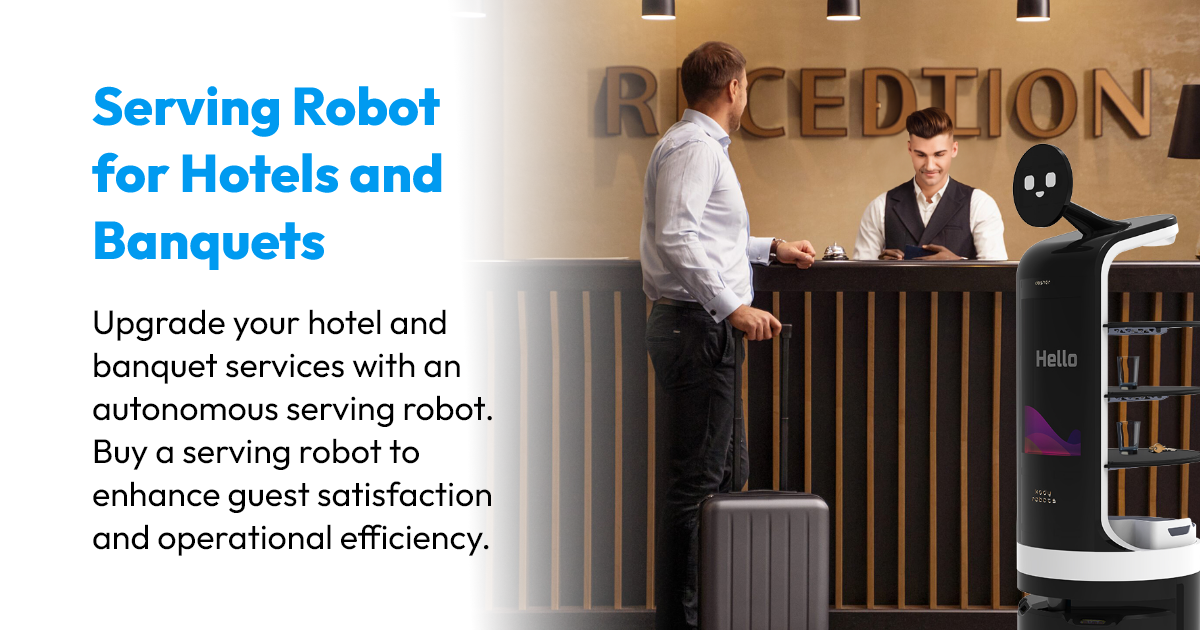 Serving Robot for Hotels & Banquet | Buy Robot for Hotels