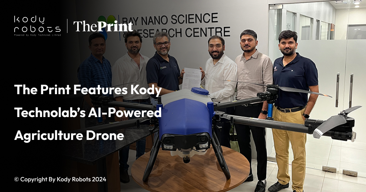 The Print Features Our Drone Technology with Indowings Collab