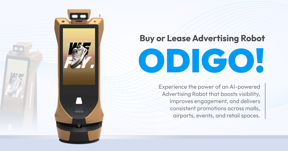Buy or Lease Advertising Robot at Best Price in India | Odigo
