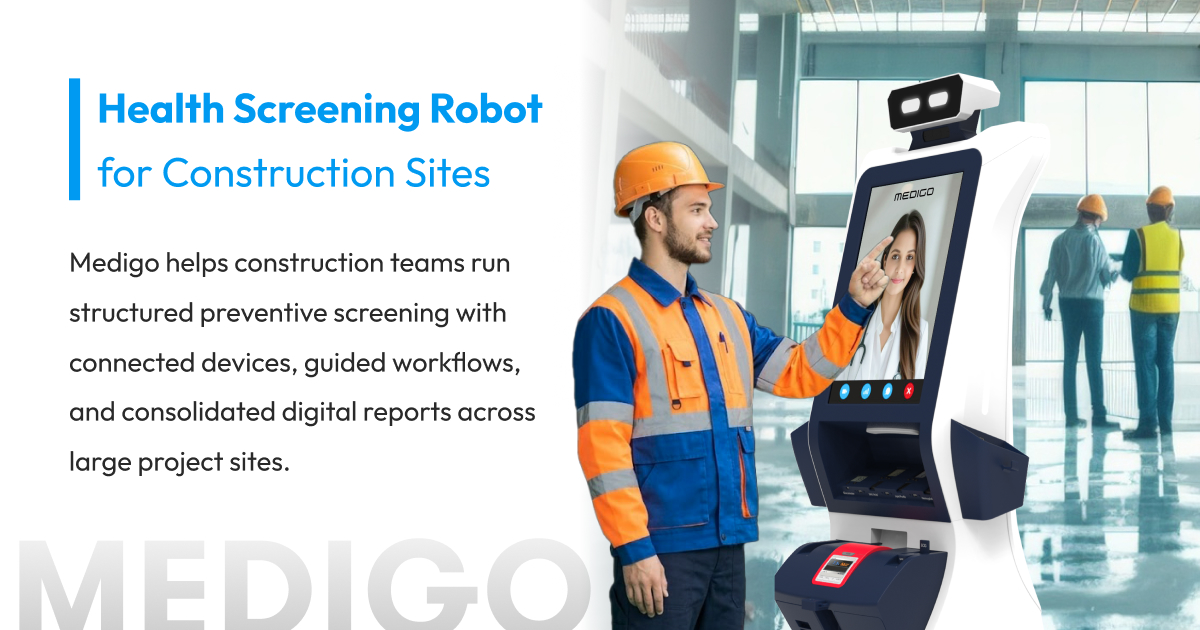 Health Screening Robot for Construction Sites | Preventive Healthcare