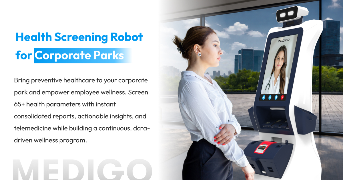 Health Screening Robot for Corporate Parks | Rapid Employee Healthcare